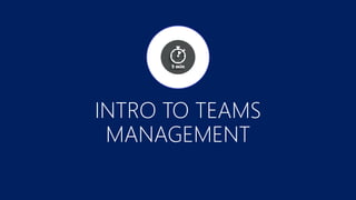 Microsoft Teams management | PDF | Business | Business and Finance