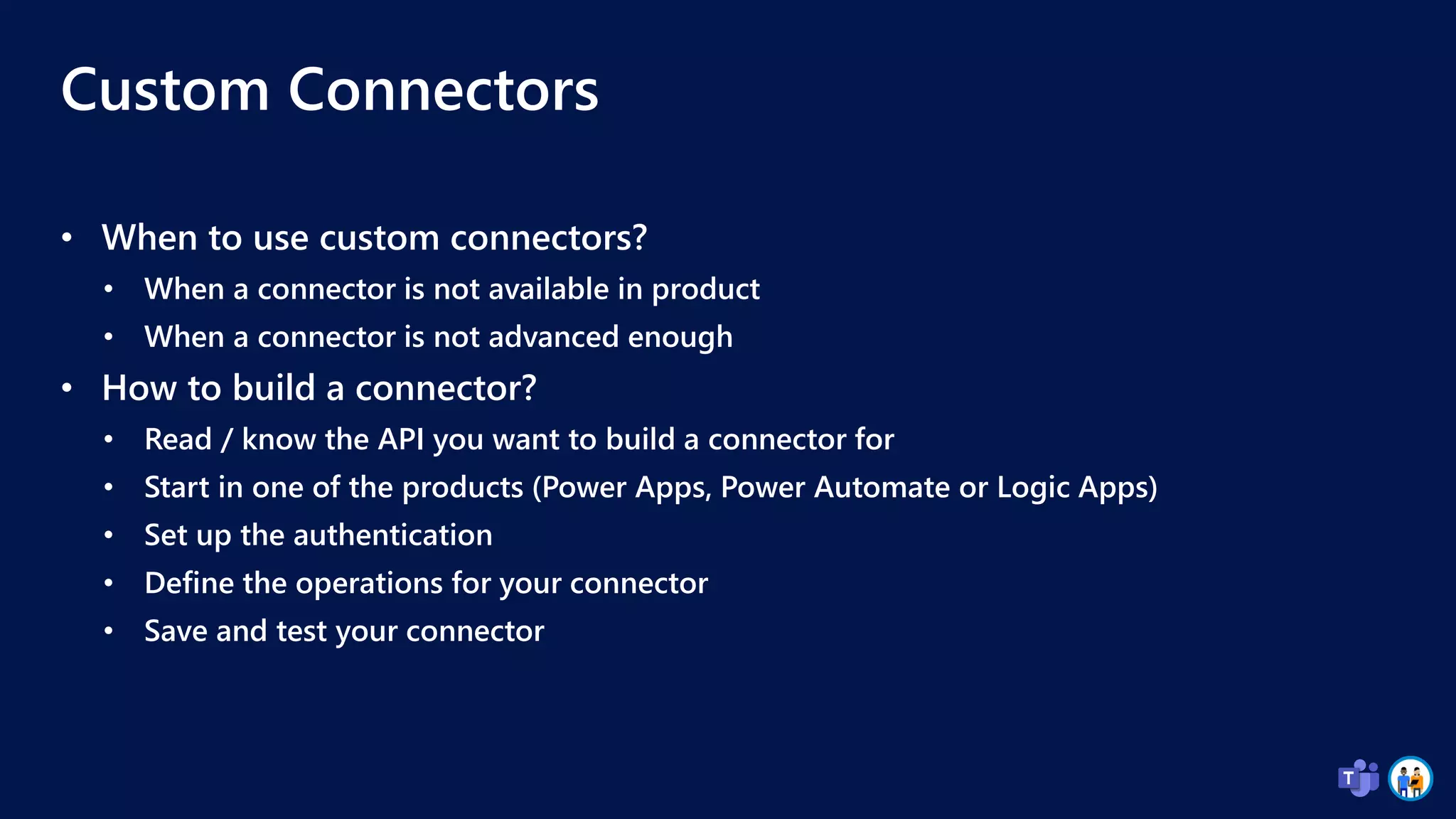 Teams Nation - Extend The Power Platform With Custom Connectors | PPT