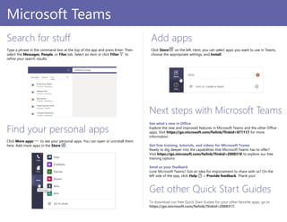 Teams Quick Start Guide | PDF