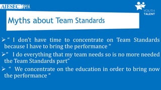 Team standards | PPTX