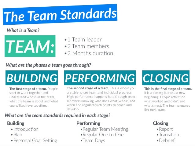 AIESEC: The Team Standards & Explanation