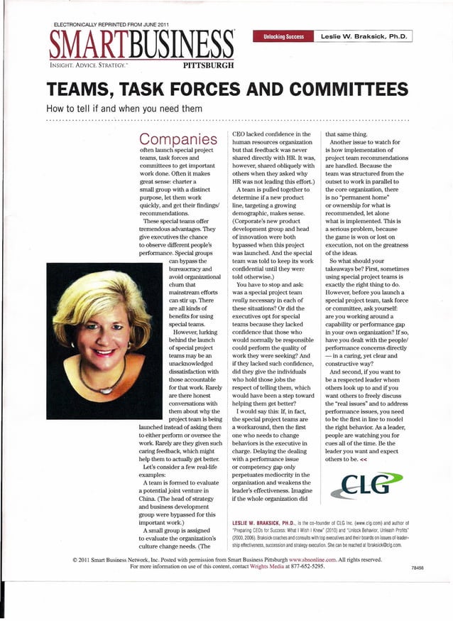 Teams Task Forces Committees | PDF