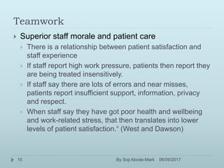 Teams teamwork and teambuilding in nhs | PPTX