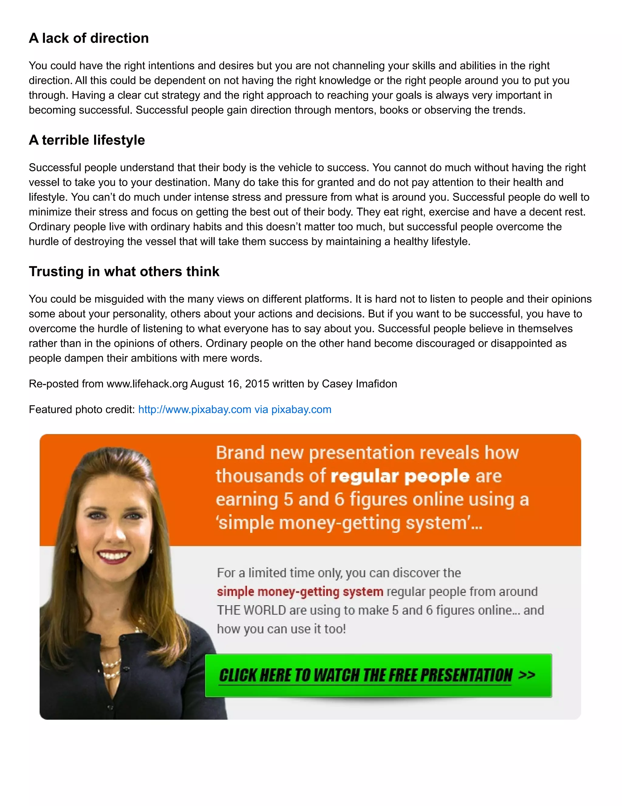 6 HURDLES SUCCESSFUL PEOPLE OVERCOME AT ALL COSTS | PDF
