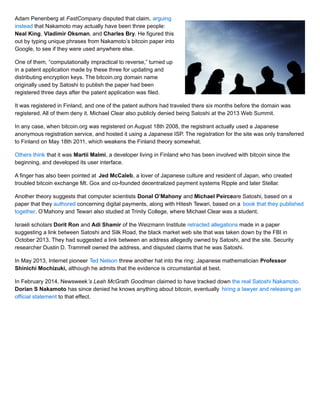 WHO IS SATOSHI NAKAMOTO? | PDF | Currencies | Economy
