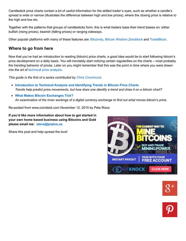 UNDERSTANDING BITCOIN PRICE CHARTS | PDF