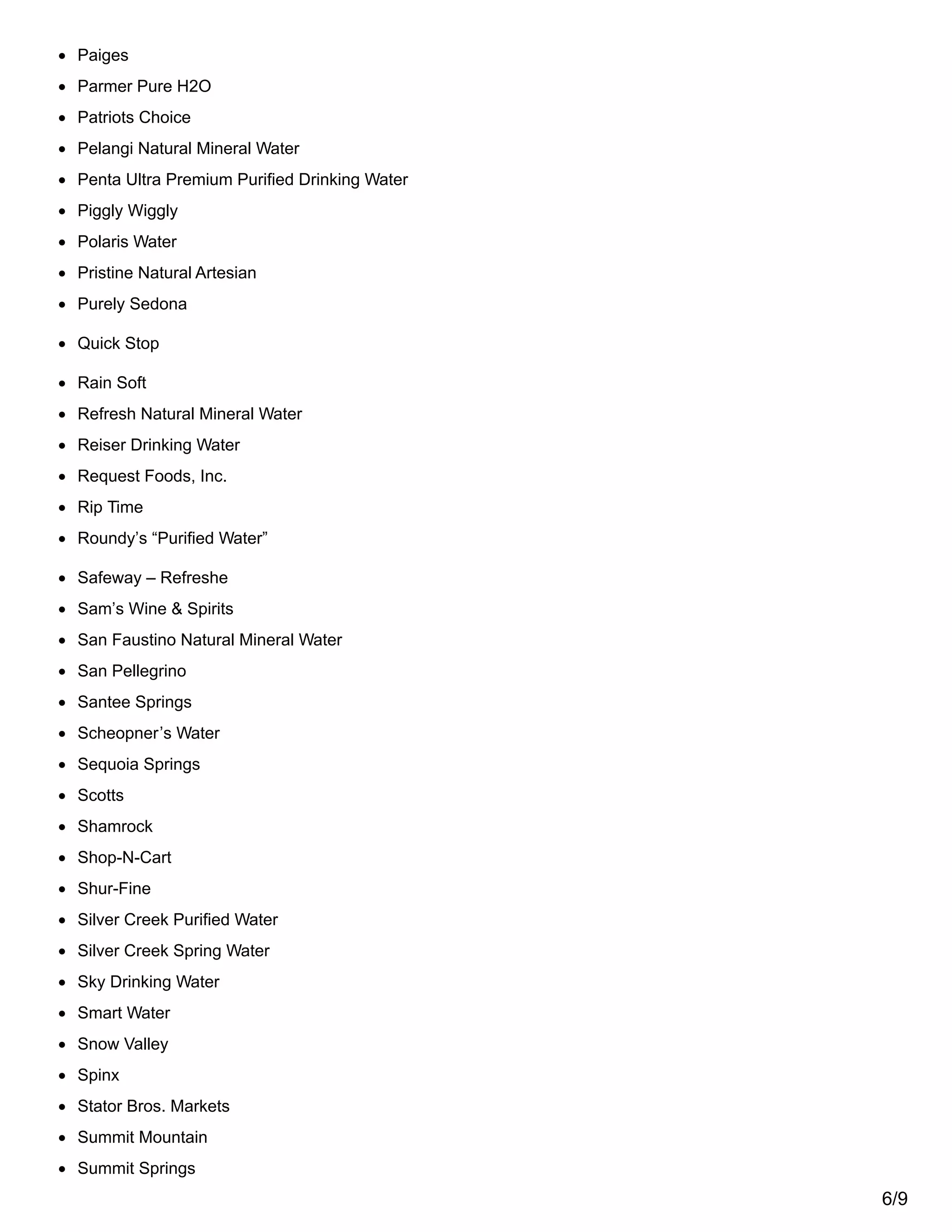 MOST BOTTLED WATER IS FILLED WITH FLUORIDE, HERE’S A COMPLETE LIST OF ...