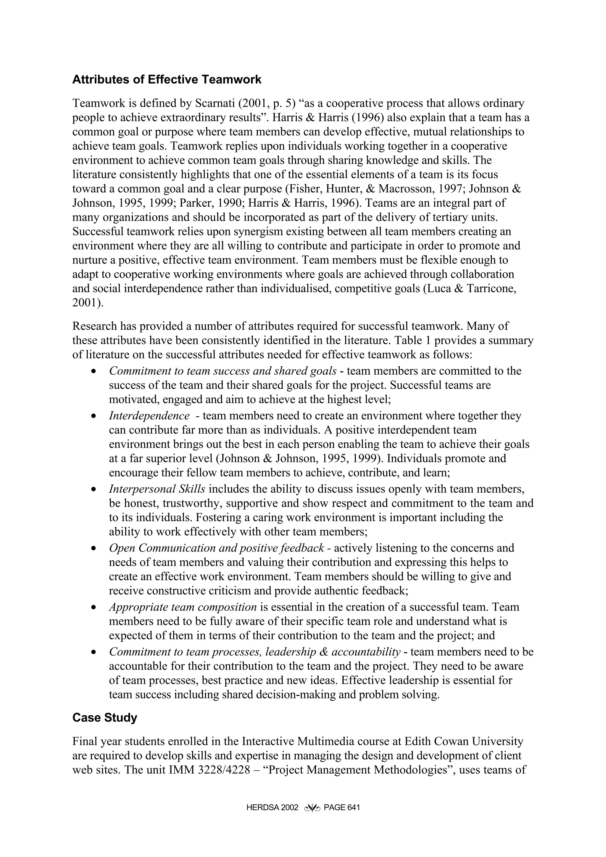 Team successful teamwork | PDF