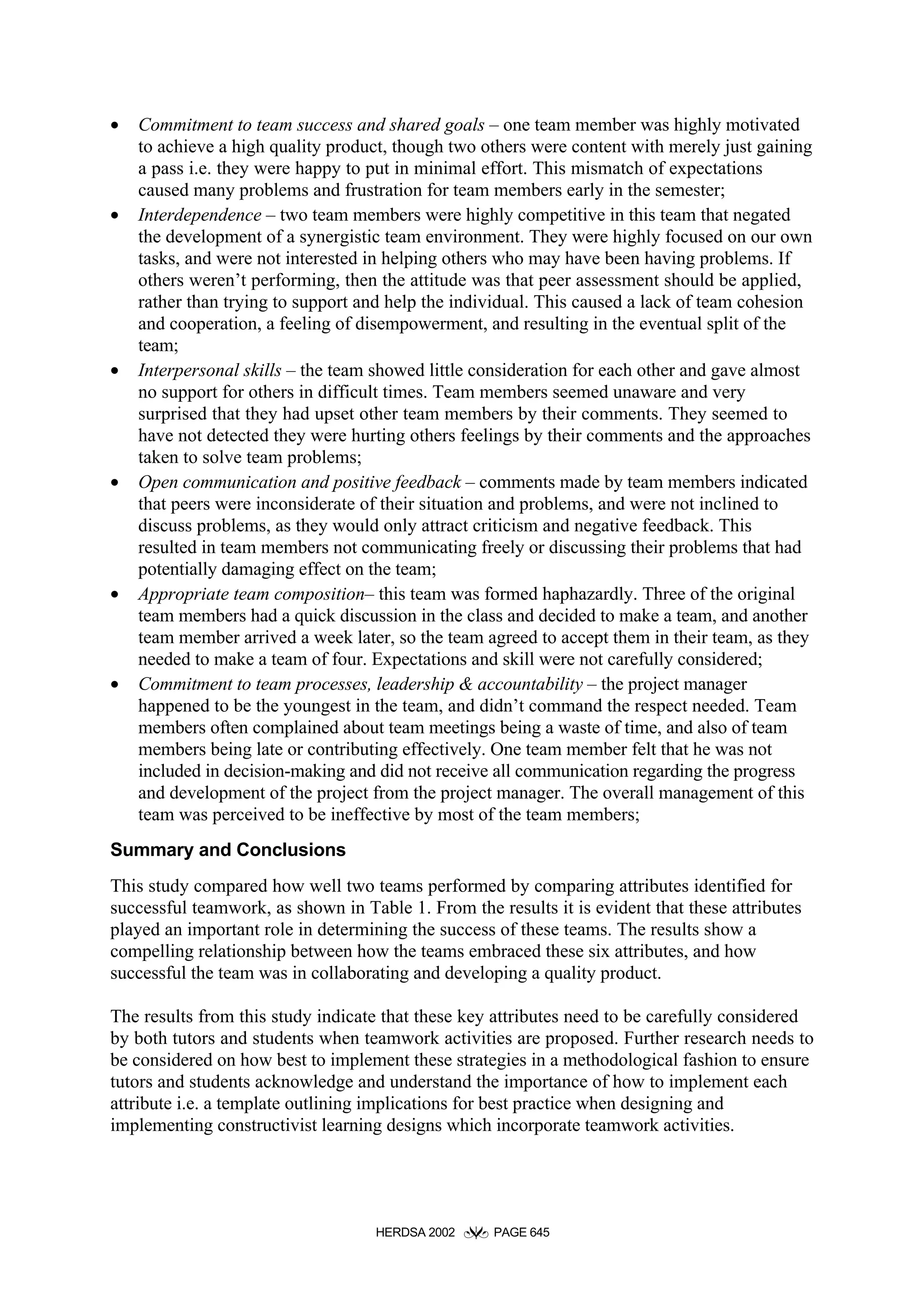 Team successful teamwork | PDF