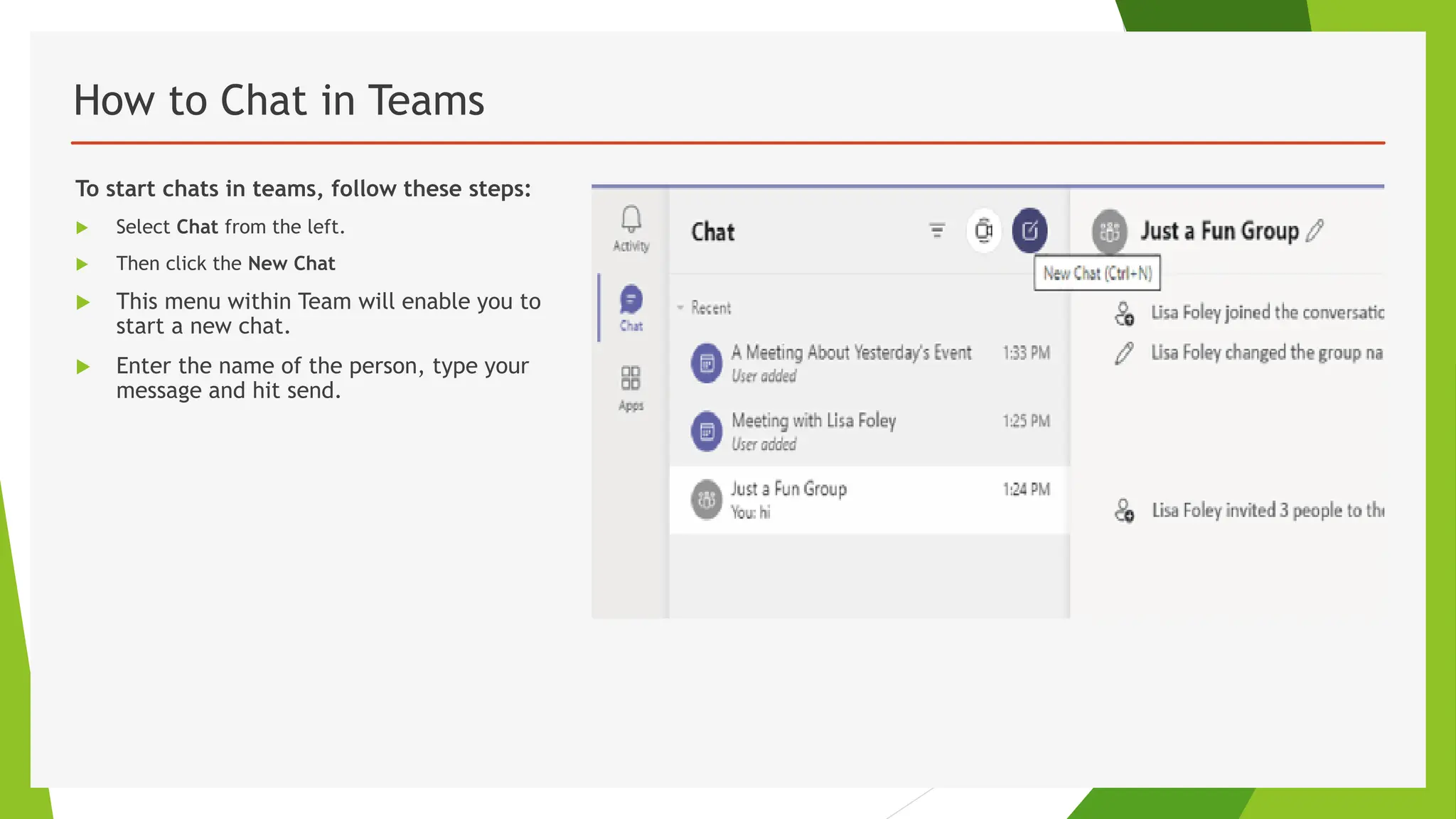 Microsoft Teams - User Guide Presentation | PDF