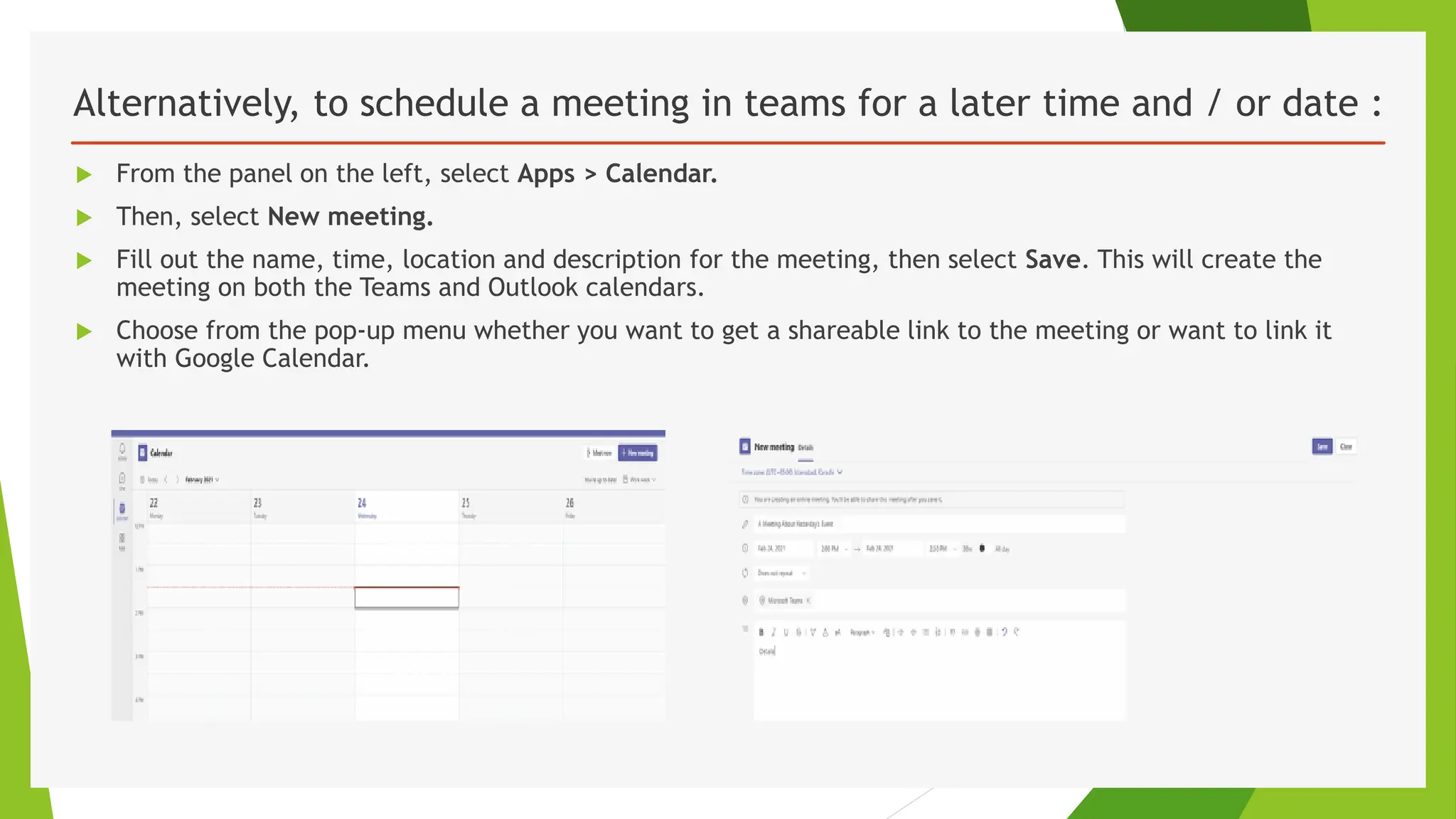 Microsoft Teams - User Guide Presentation | PPT Microsoft Teams - User Guide Presentation | PPT