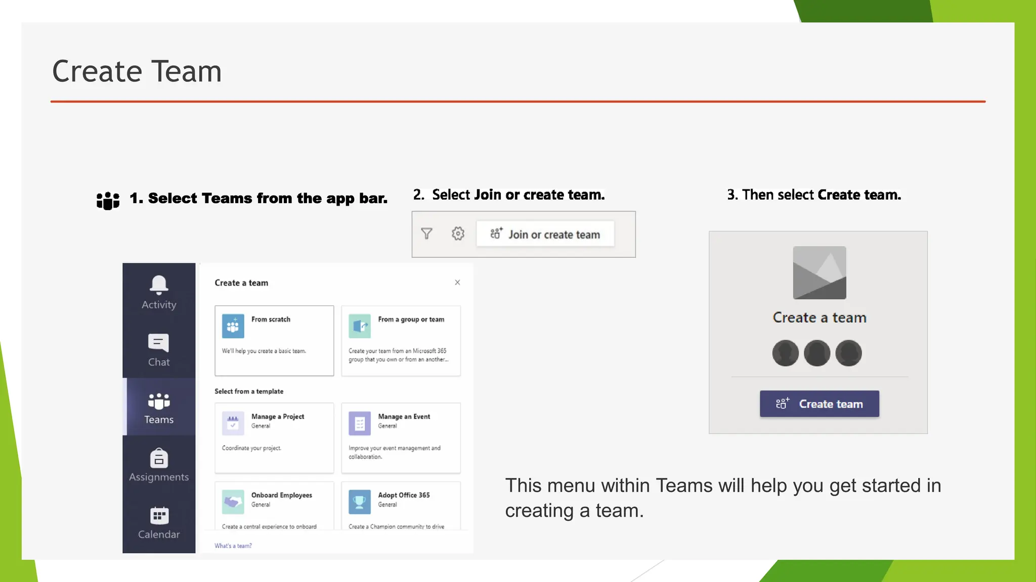 Microsoft Teams - User Guide Presentation | PPT Microsoft Teams - User Guide Presentation | PPT