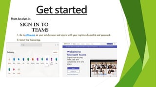Microsoft Teams - User Guide Presentation | PDF