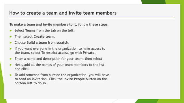 Microsoft Teams - User Guide Presentation | PDF