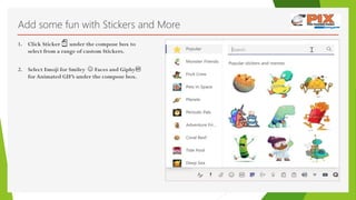 Microsoft Teams - User Guide Presentation | PDF