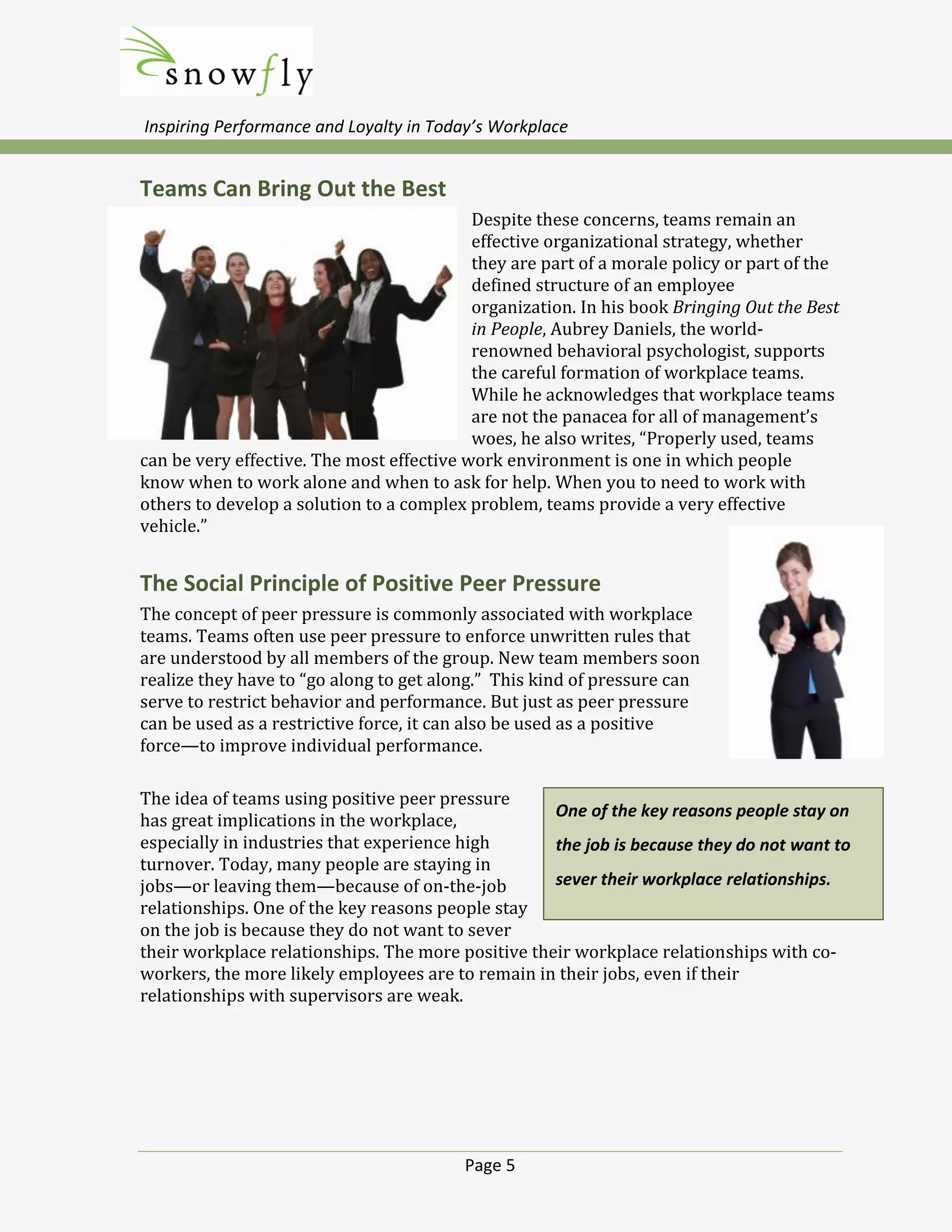 Teams vs. individual incentives | PDF