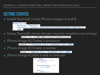 Teamtalk - Cluster Computing Library for Pharo Smalltalk | PDF | Cloud Computing | Internet