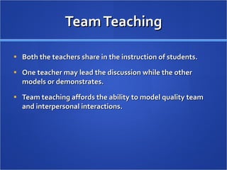 Team teaching | PPT