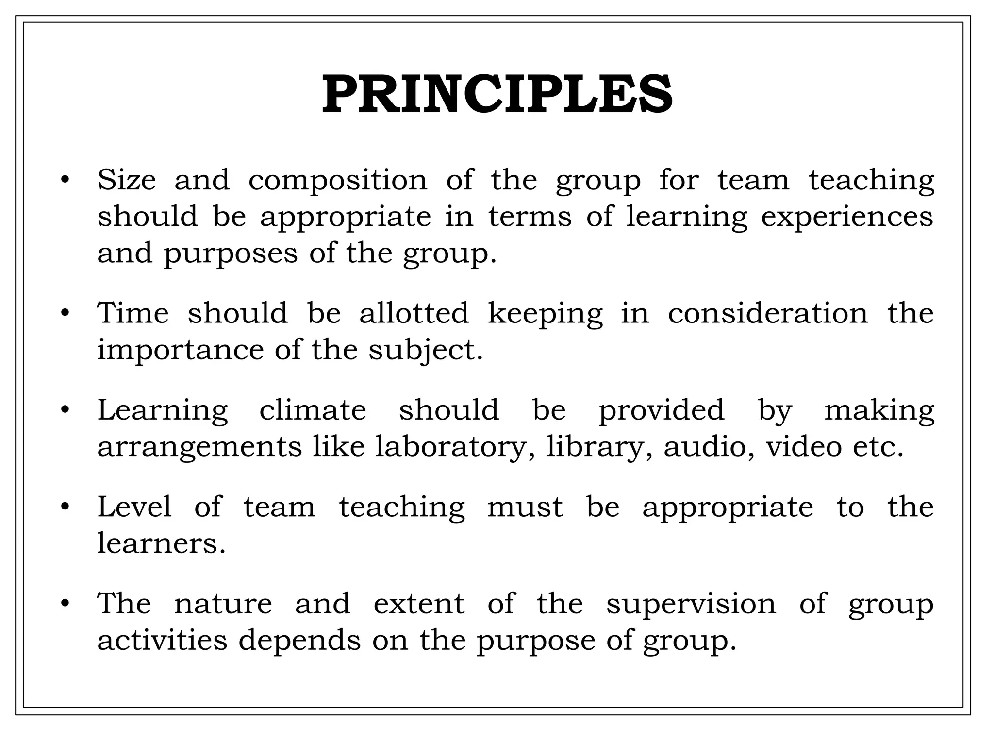 Team teaching | PPTX