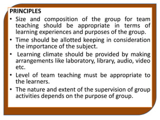 Team teaching | PPTX