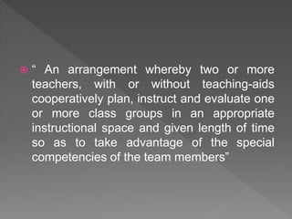 Team teaching | PPTX