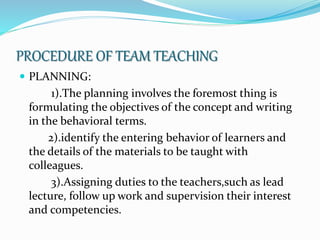 Team teaching | PPTX