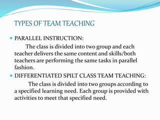 Team teaching | PPTX