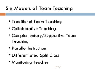 Team teaching session 1 | PPT