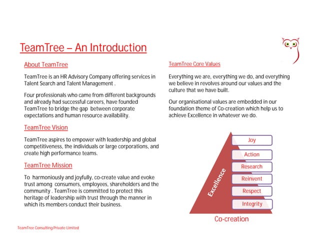Team Tree Capability Statement 2011 12 | PPT