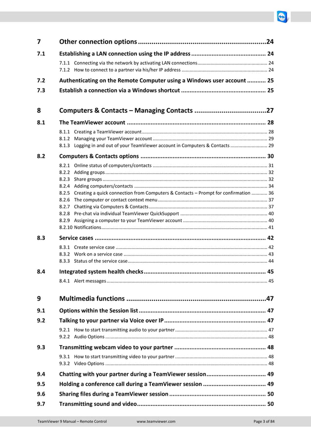 Team viewer9 manual-remotecontrol-en | PDF