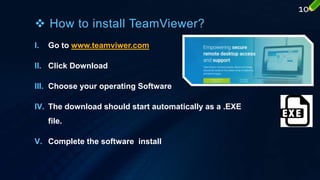 Team viewer, remote assistance made easy | PPSX