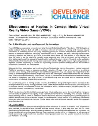 Team vrmc rwjf | PDF