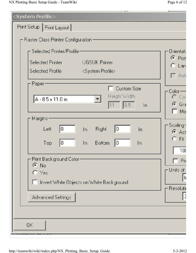 Teamwiki nx plotting setup | PDF