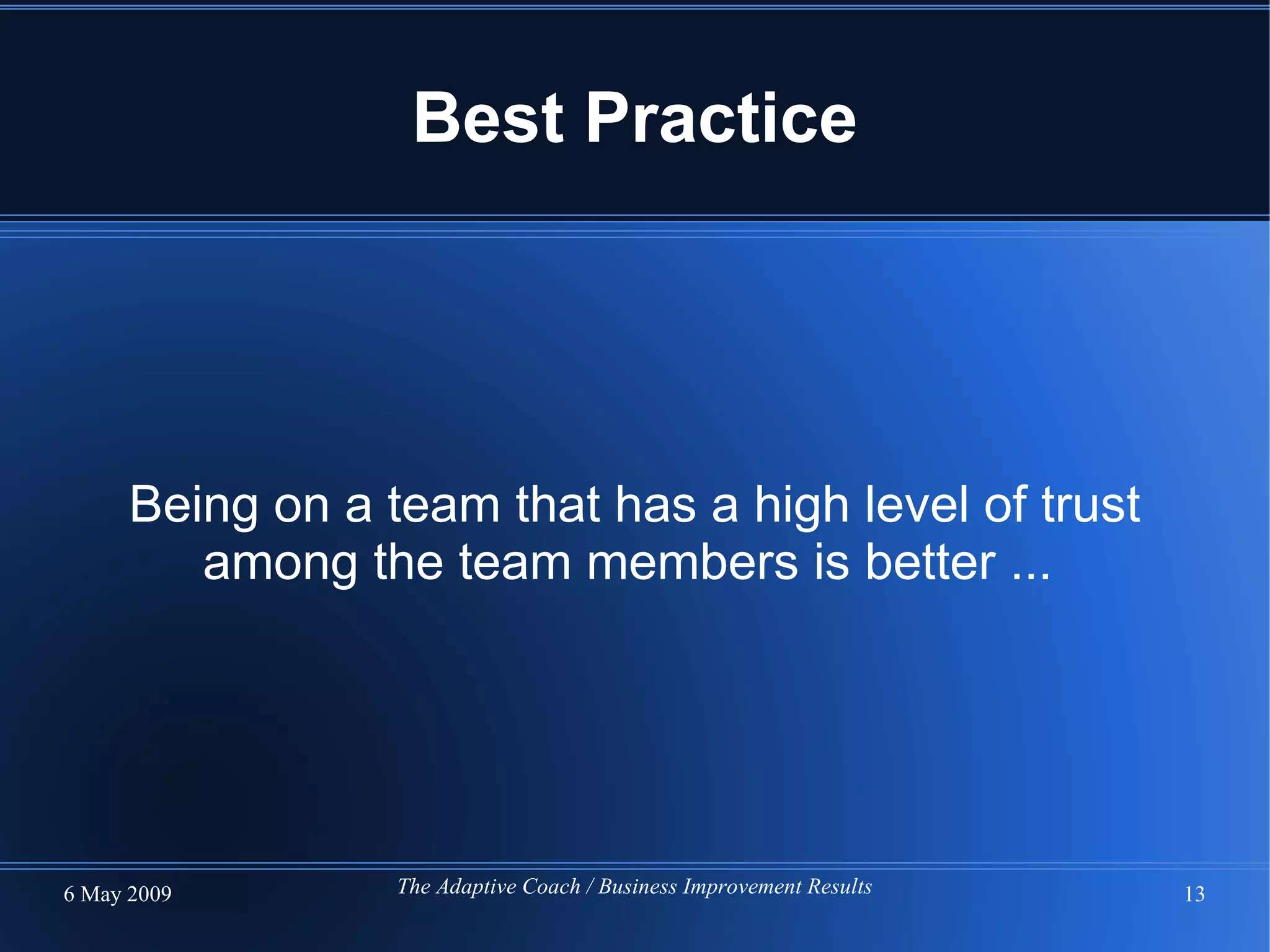 Teamwork Best Practices | PDF