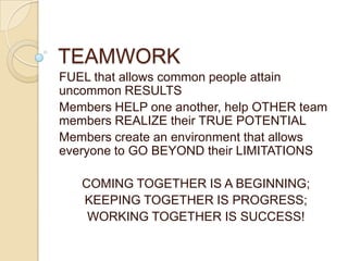 Teamwork | PPTX