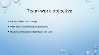 Team work.by shubham bhandge pptx | PPTX