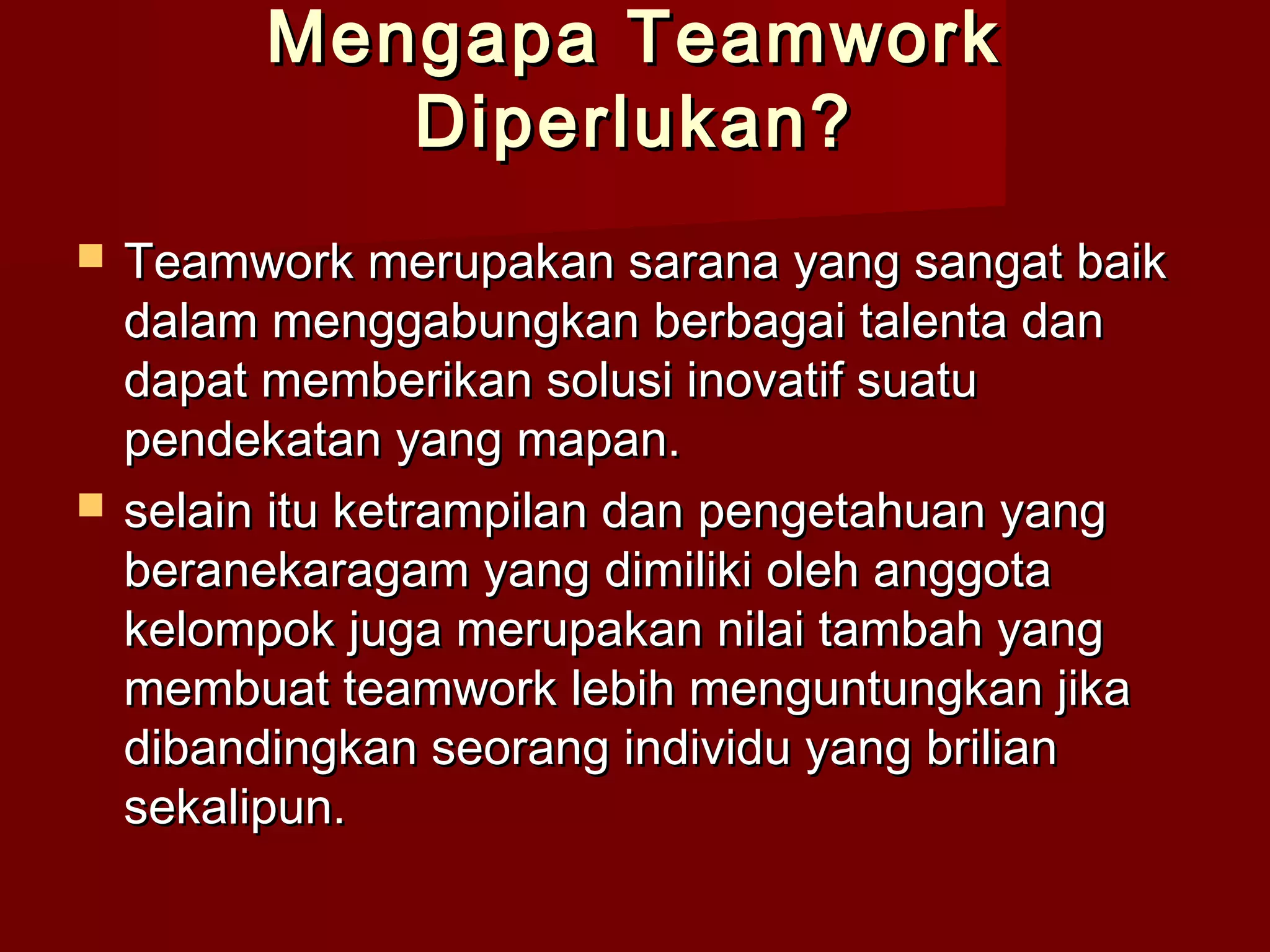 Teamwork | PPT