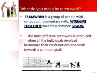 Team work | PPT