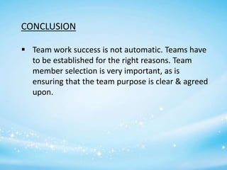 Team work | PPTX