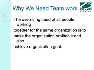 Teamwork | PPTX