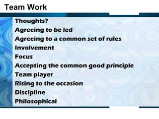 Teamwork | PPT