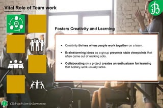 Teamwork - The ways to improve your team-spirit | PPTX