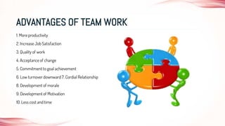 TEAM WORK | PPTX