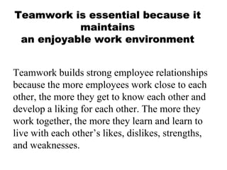Teamwork | PPT | Free Download