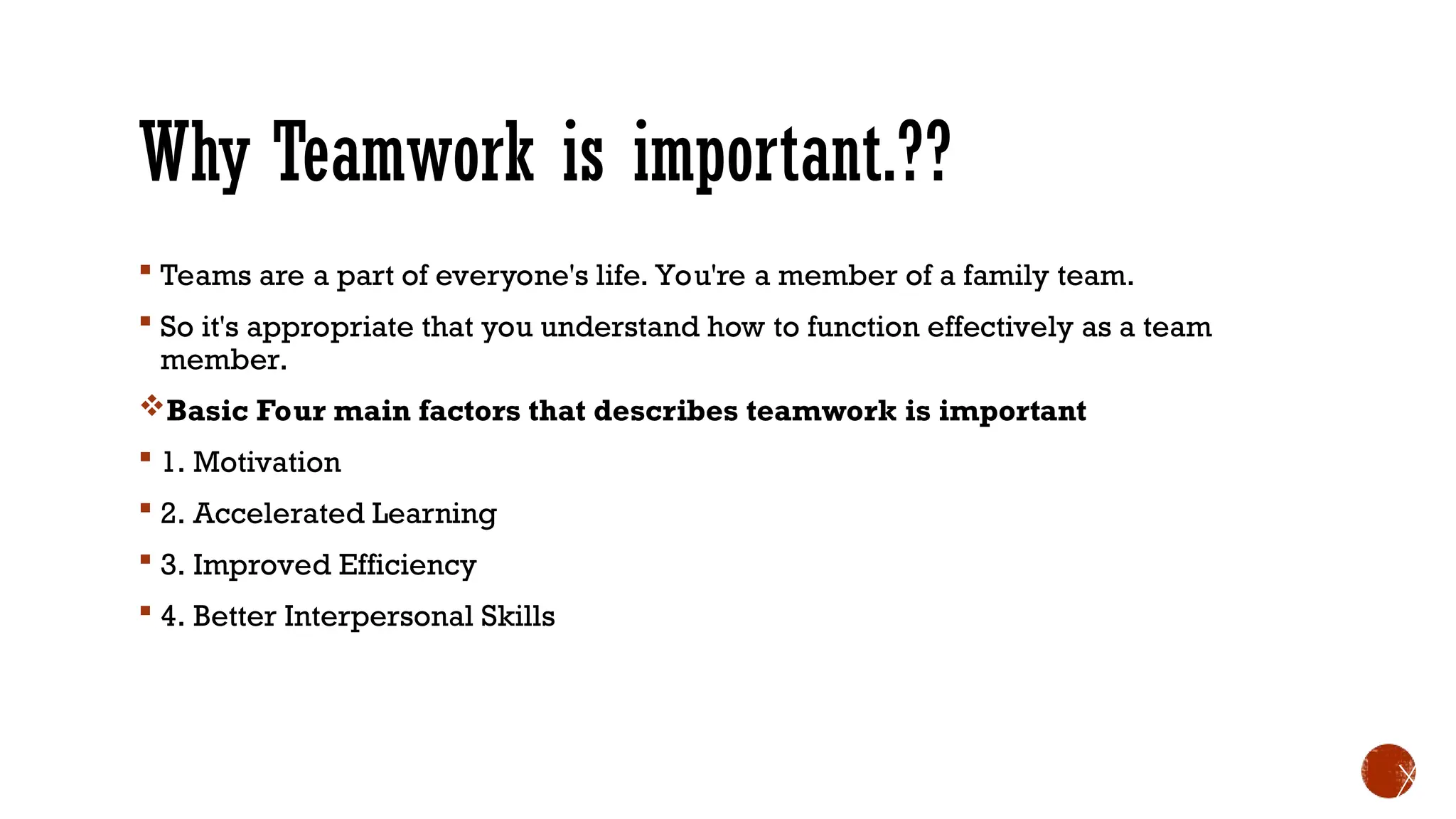 Team-Work And Collaboration; An introduction .ppt
