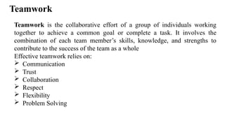Workforce Development Teamwork, Decision Making & Supervision .pptx