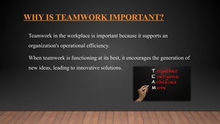 Team Work Team Building Successful Team Handling | PPTX