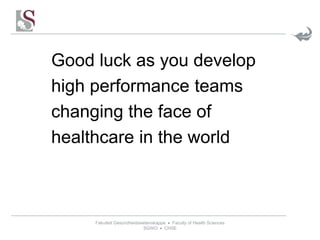 Developing high performance teams (based on work of Pat MacMillan) | PPTX