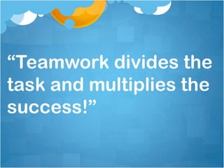 Teamwork & Leadership | PPT
