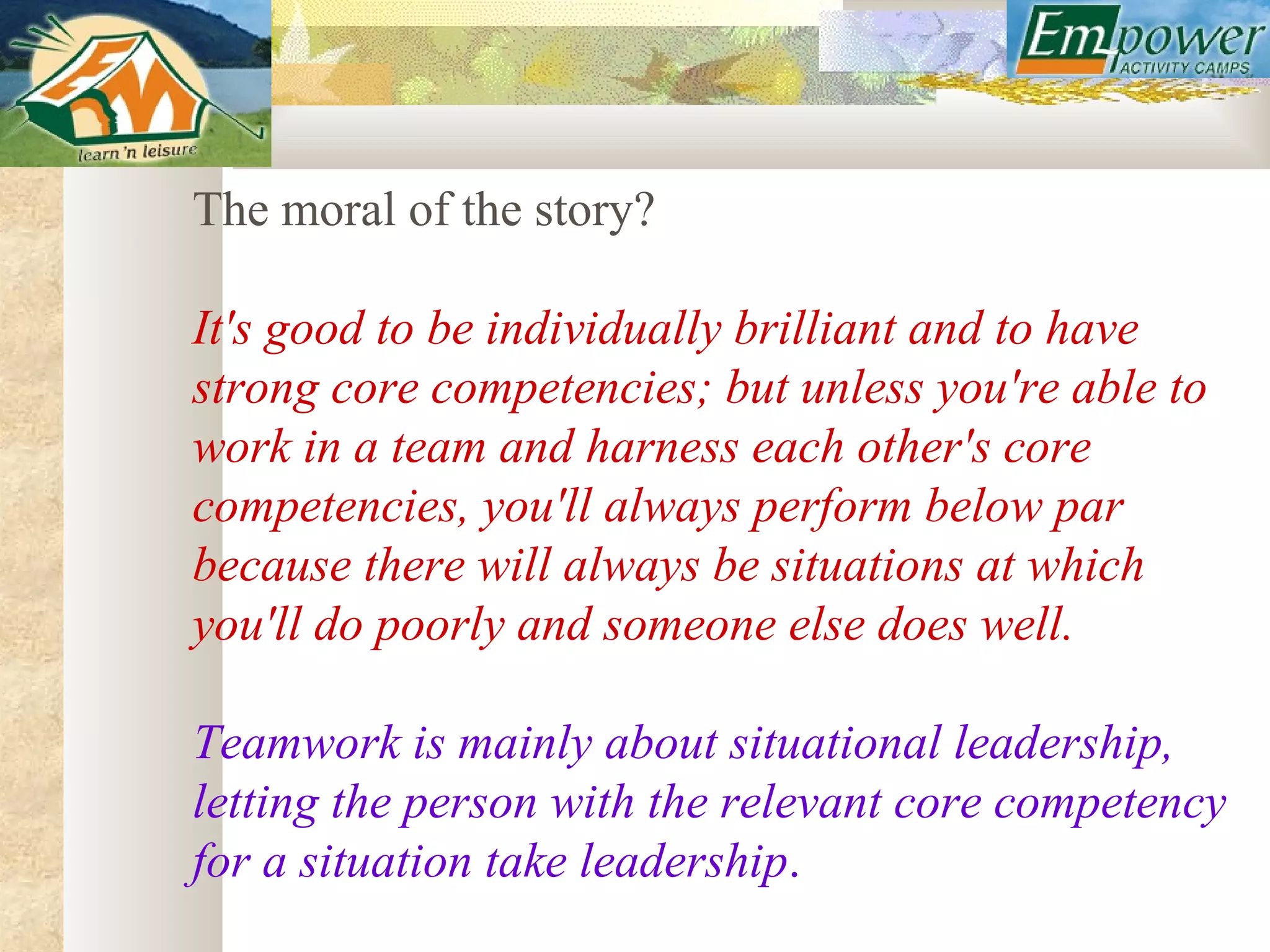 Teamwork - Hare and Tortoise | PPT